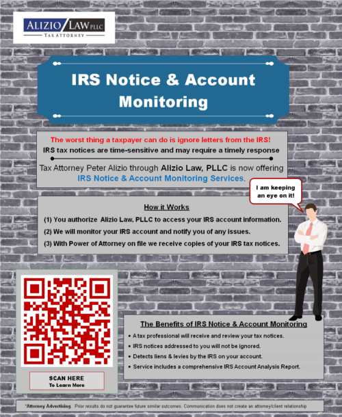 IRS Notice & Account Monitoring Service